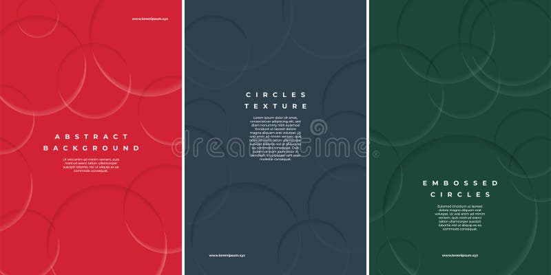 Abstract Background with Stylish Embossed Circle Textures Stock ...