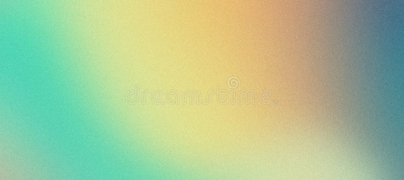 Smooth Gradient Fading from Turquoise To Yellow on Abstract Background ...