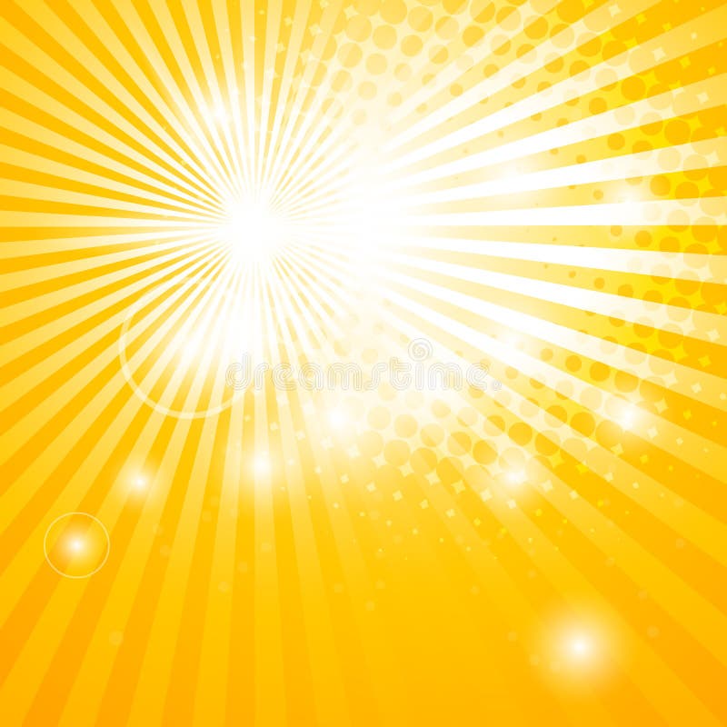 Abstract Background with Sun Rays Stock Vector - Illustration of ...