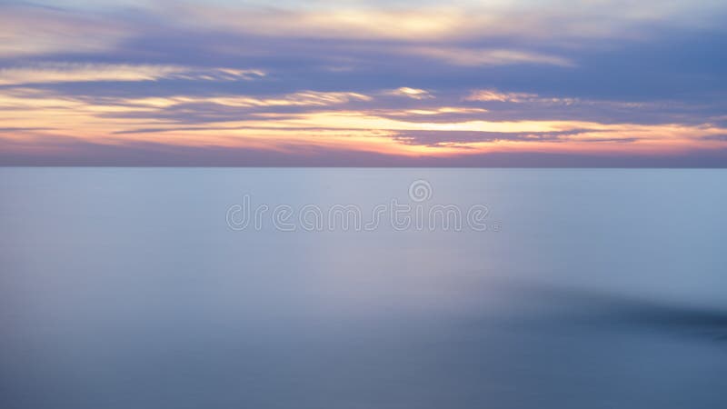 Abstract Background of a Sunset at the Atlantic Ocean Stock Photo ...