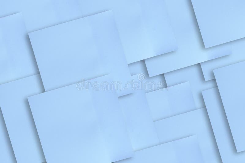 Abstract Background Superimposed Blue Paper Sheets for Notes Stock ...