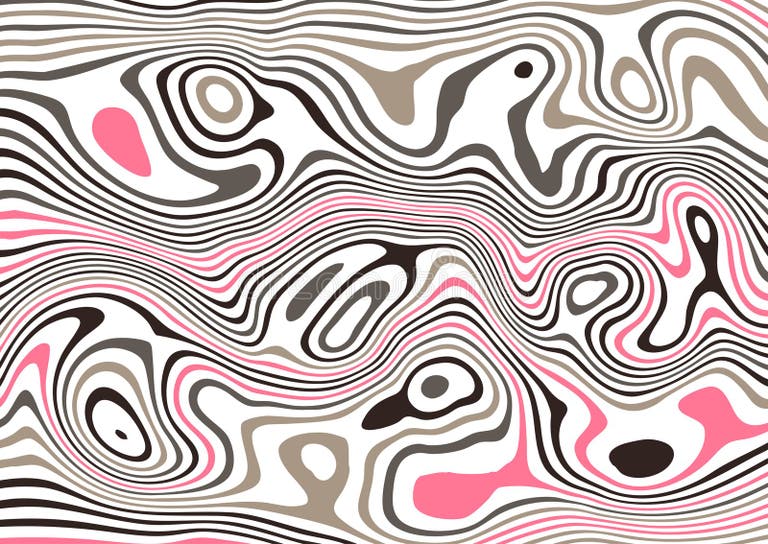 Abstract Background with Swirled Line Pattern Design Stock Illustration ...