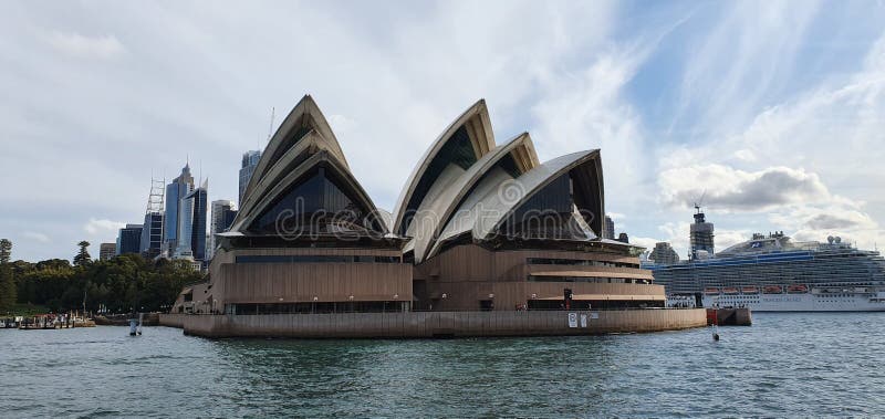 Abstract Background with the Sydney Opera House Editorial Photo - Image ...
