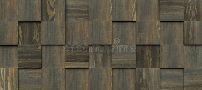 Abstract Background, Symmetrical Tinted Wood Cubes, 3d Render. Digital ...