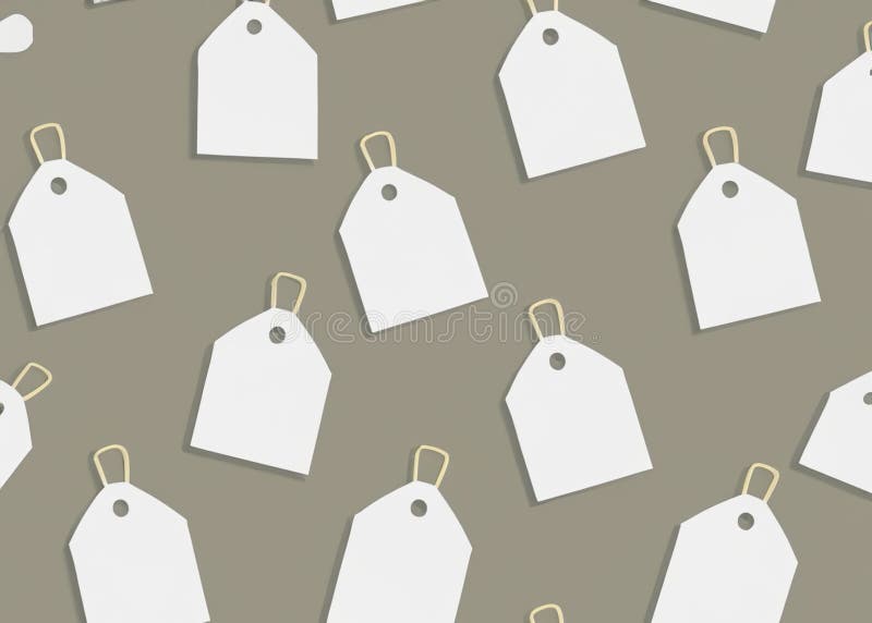 Abstract Background of Tags for Notes, Sales or Messages Created with ...