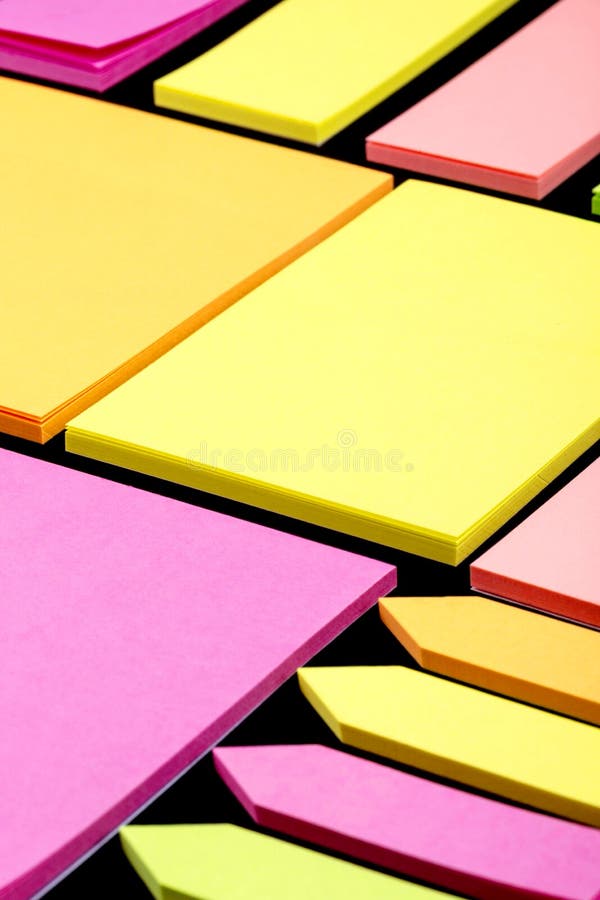 Abstract Background with Tear-off Sheets Stock Image - Image of ...