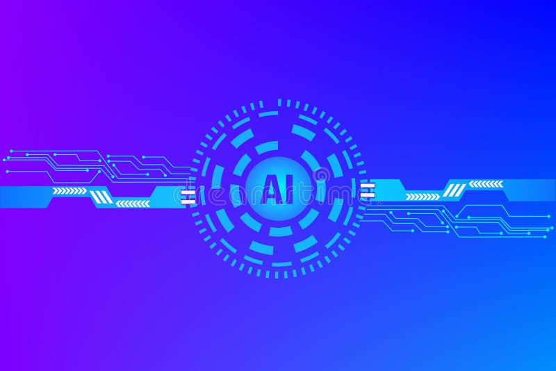 Abstract Background Tech Ai Artificial Intelligence Stock Illustration Illustration Of Card