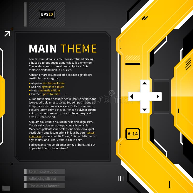 Abstract Background in Techno Style. Useful for Web Design and ...