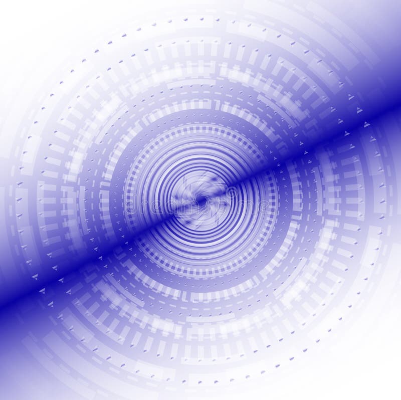 Abstract Background Technology Circles Light Blue Color Vector Stock ...