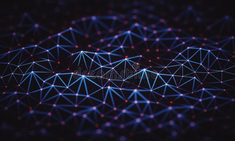 Abstract Background Technology Connections Stock Illustration ...