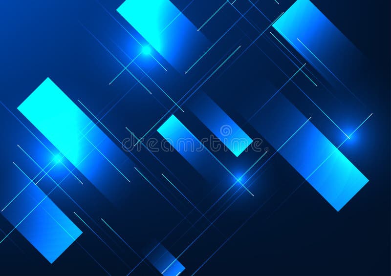 Abstract Background Technology, Digital Data Lines Overlaid with Sharp ...