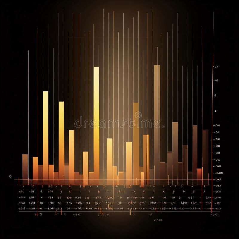 Abstract Background with Technology Graphs and Charts. Vector ...