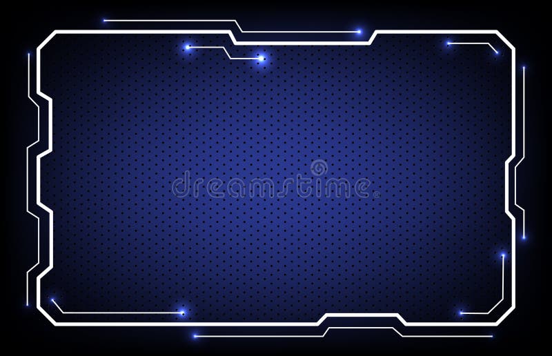 Background of Technology HUD or Head-Up Display Frame Stock ...