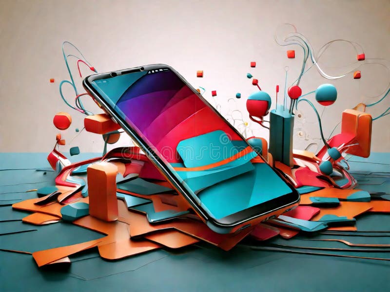 Abstract Background, Technology, Modern, Smart Phone, Gadget ...