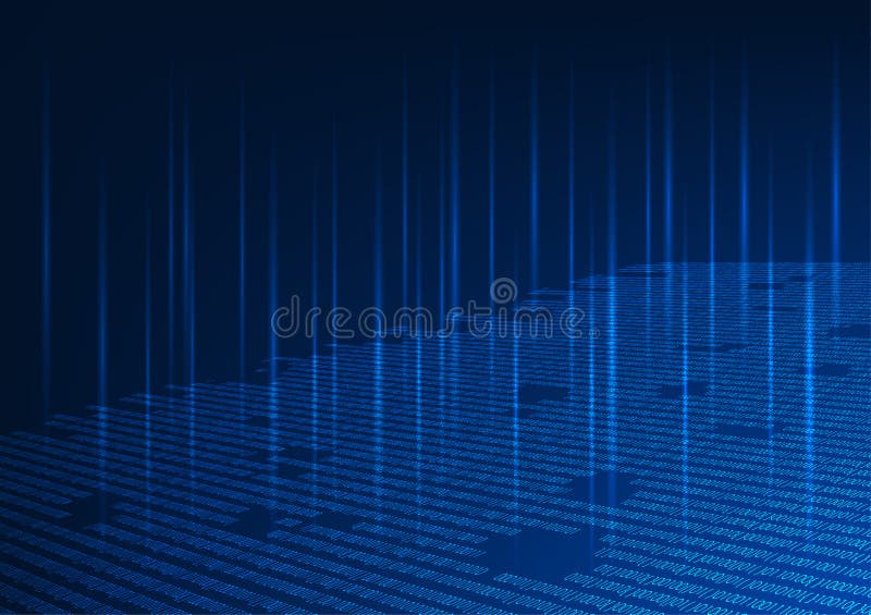 Abstract Background Technology Numeric Code for Writing Software with ...