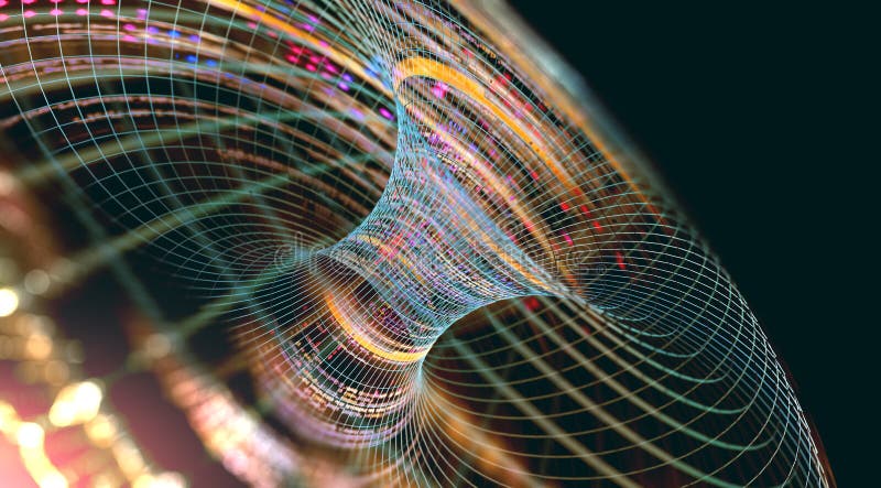 Abstract Background of Technology, Science and Cloud Computer Stock ...