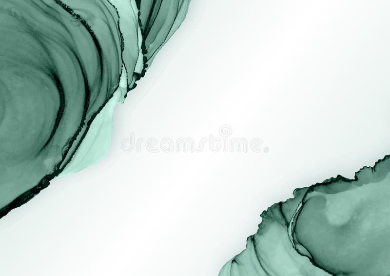 Abstract Background Template, Liquid Texture Border. Trendy Modern ...