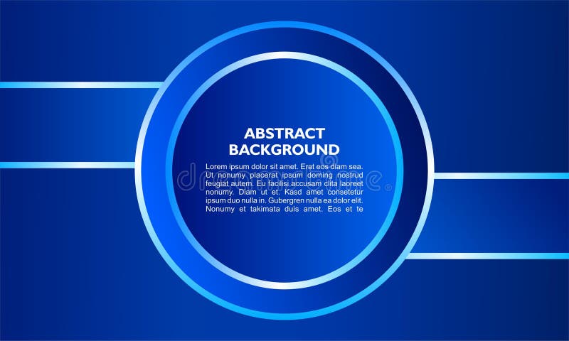 Abstract Background Template with Rectangle Metallic Line on Blue Color ...