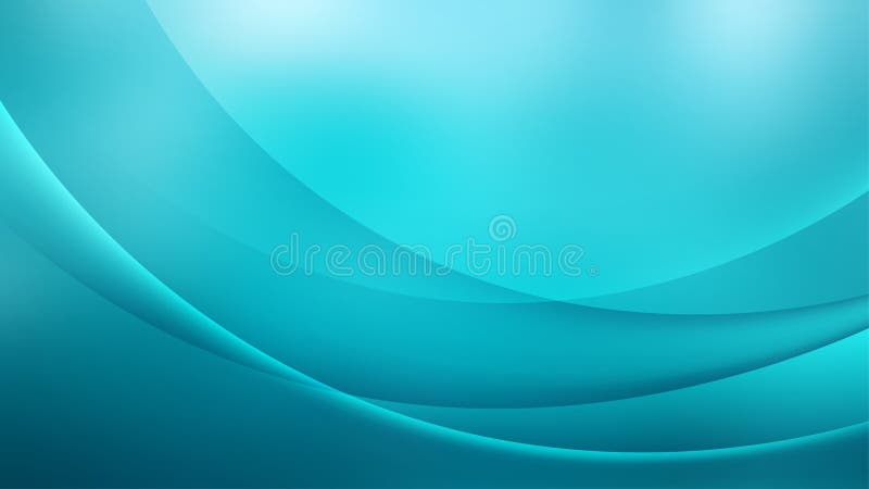 Vector Abstract Teal Gradient Background with Shiny Curves and Circles ...