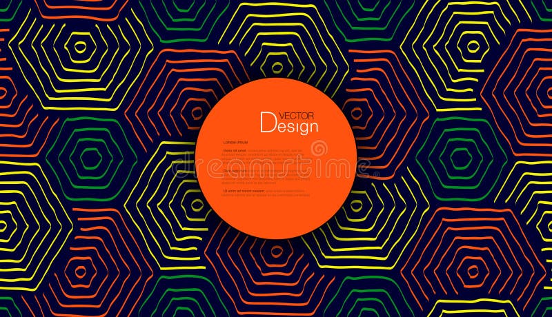 Abstract Background with Text Box or Individual Pattern Stock Vector ...