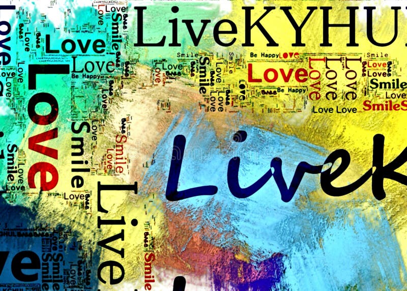 Abstract Background of a Text Poster, Design for Wallpaper, Stock ...