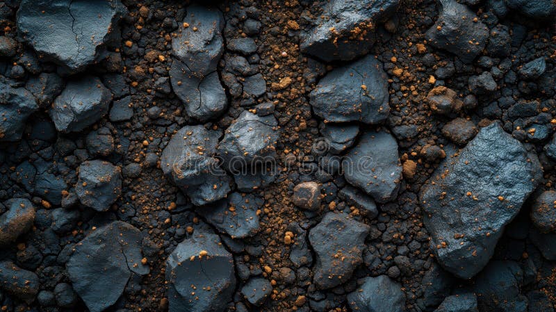 Abstract Background Texture of the Earth with Stones Stock Illustration ...