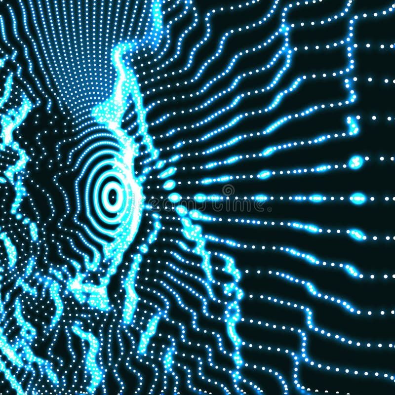 Abstract Background. Texture. Glowing Points Stock Vector ...