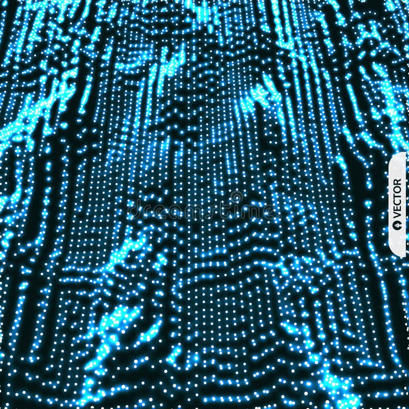 Abstract Background. Texture. Glowing Points. Vector Illustration Stock ...