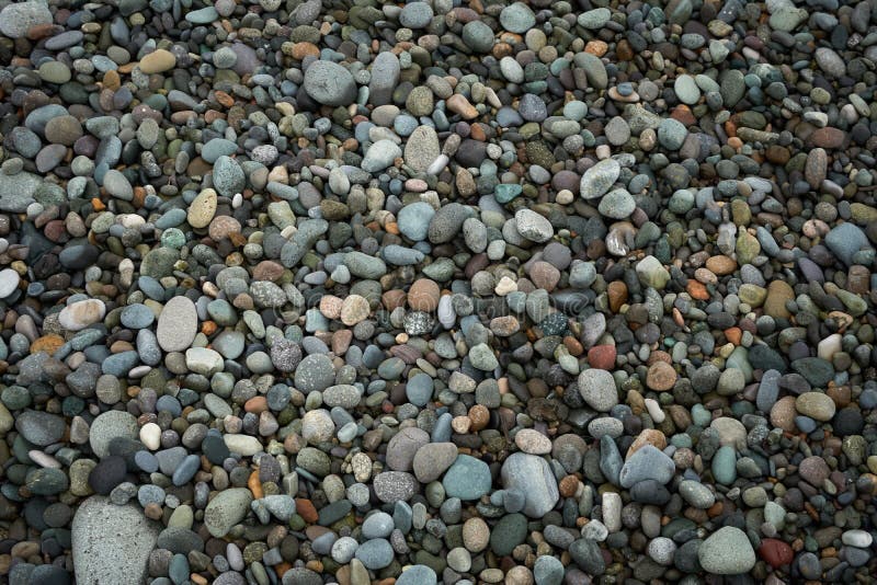 Abstract Background Texture of Random Sizes of Stones and Colored ...