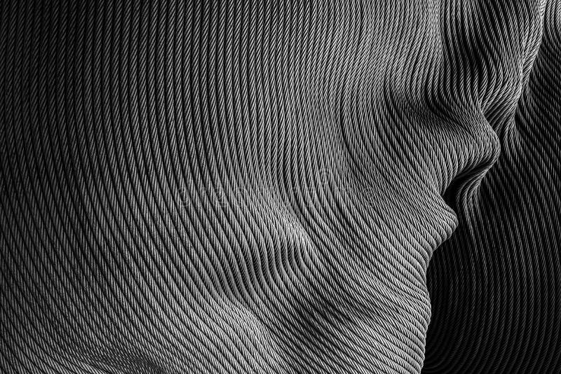 Abstract Background from Texture of Steel Bar Pattern. Monochrome Photo ...