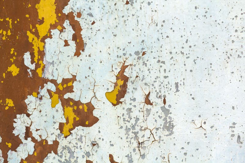 Abstract Background Texture of Vertical Grungy Rusting Metal Plate with ...