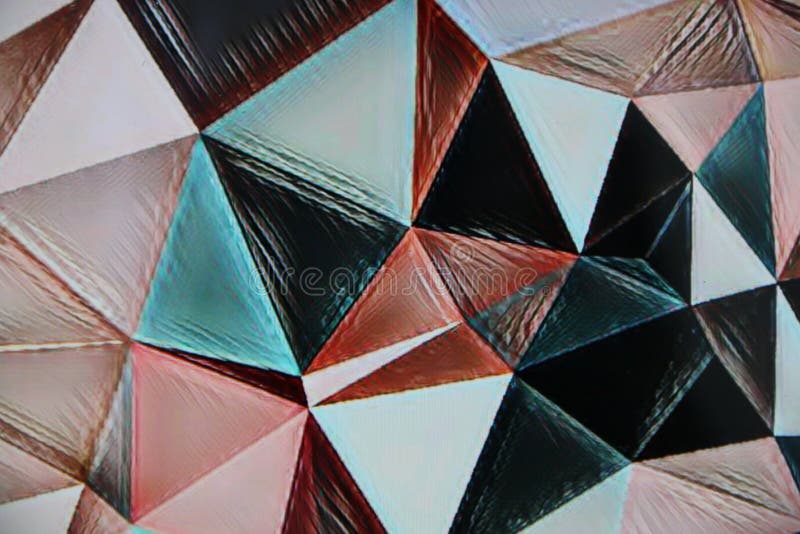 Background with Triangle Shapes and Textures Stock Image - Image of ...