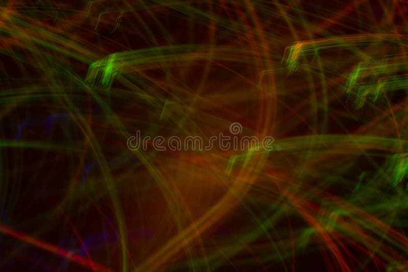 Abstract Background Thin Neon Glowing Lines Stock Photo - Image of ...