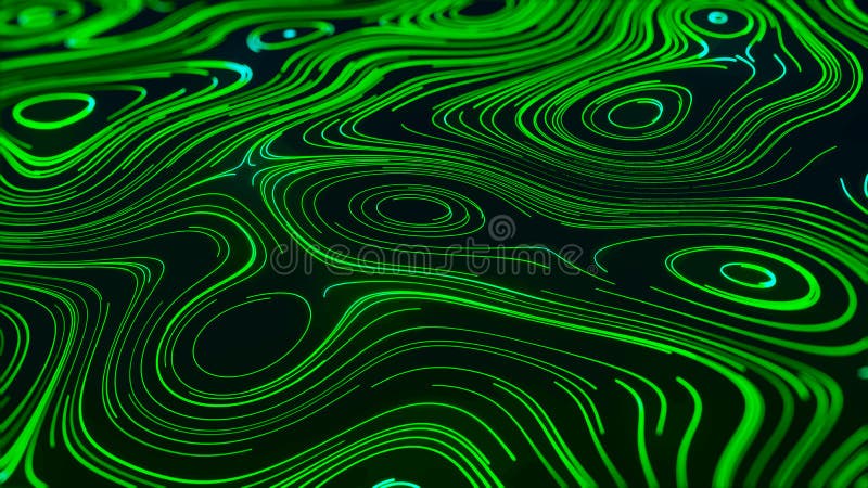 Abstract Background of Topographic Map. Contour Map. 3D Topographic Map ...