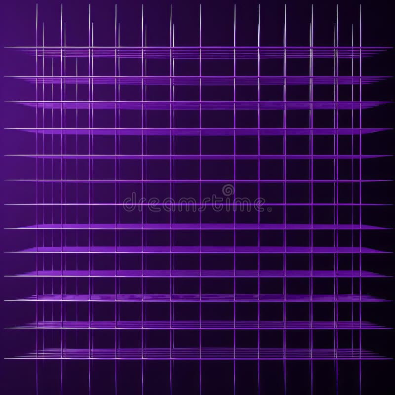 Minimalistic Purple Grid Composition with Intricate Design Elements ...