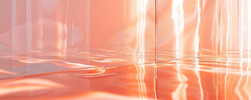 An Abstract Background with a Transparent Glass Panel Featuring a ...