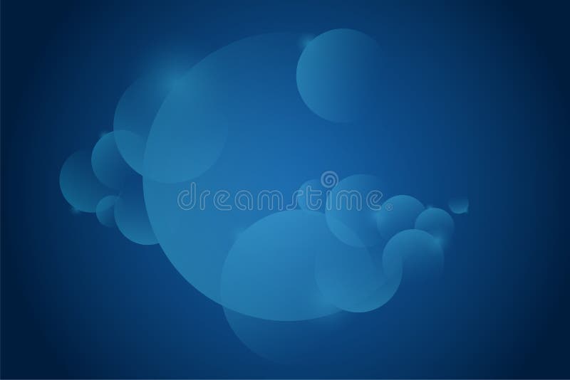 Abstract Background of Transparent Shading Circle Shape with Sparkle ...