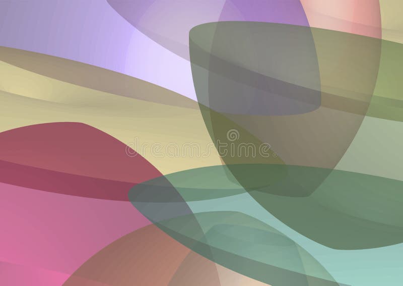 Abstract Background with Transparent Shapes Overlapping Each Other ...