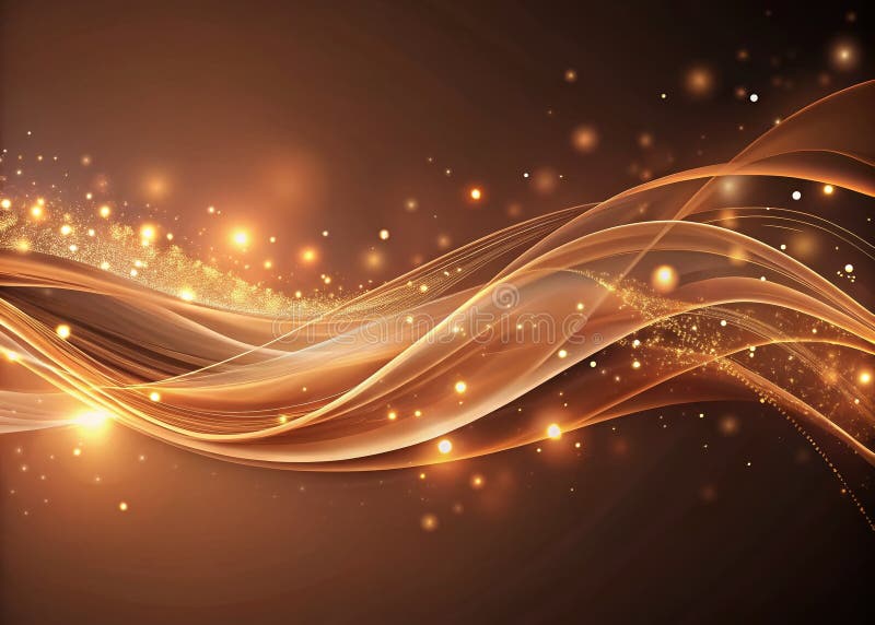 2025 Abstract Background Trend Whimsical Mocha Mousse Design with ...