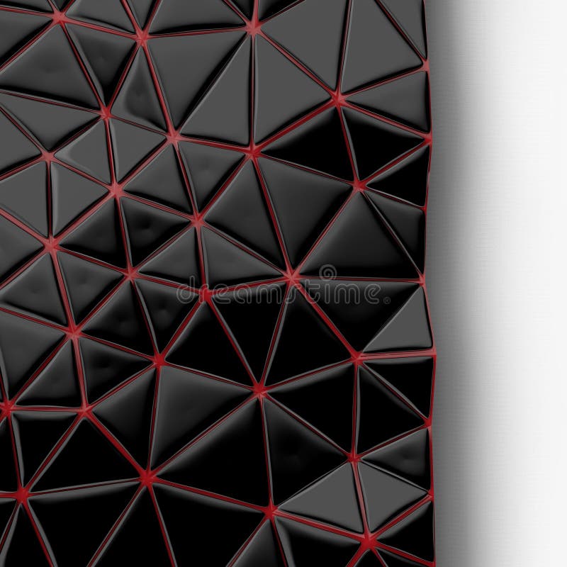 Abstract Background of Triangle Polygons Background. Stock Illustration ...