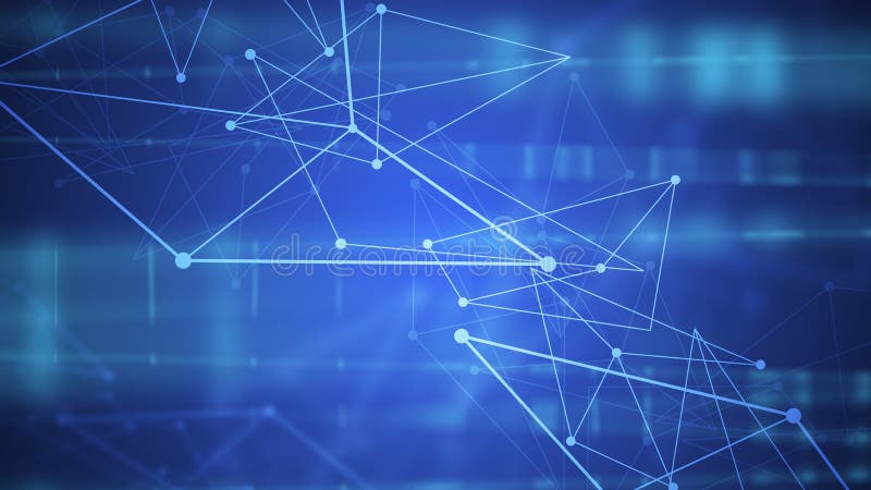 Abstract Background Triangle Wave. Wireframe Polygon Shape. Internet ...