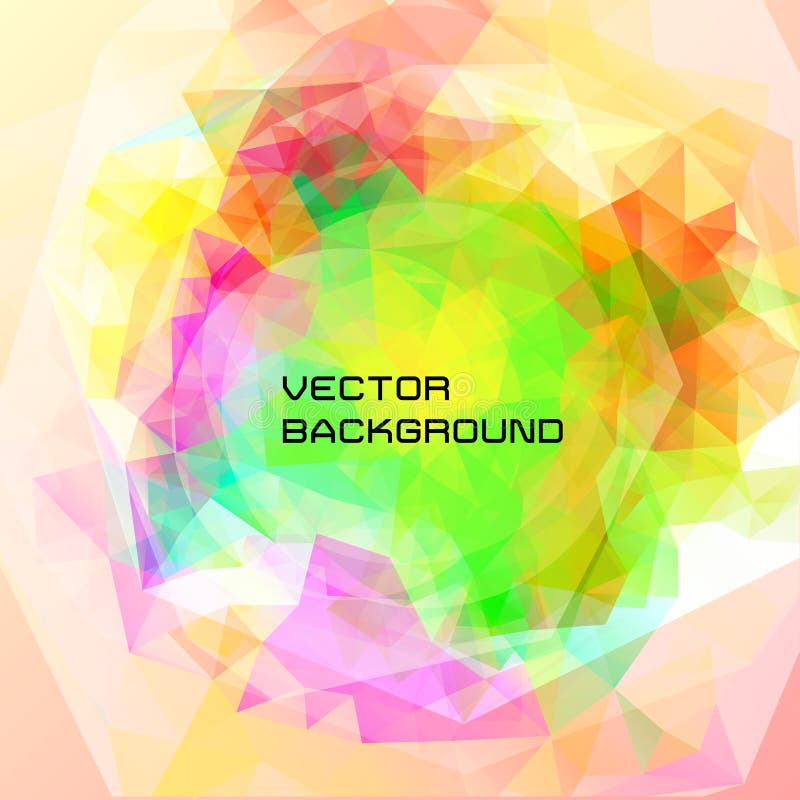 Abstract Background of Triangles Stock Vector - Illustration of texture ...