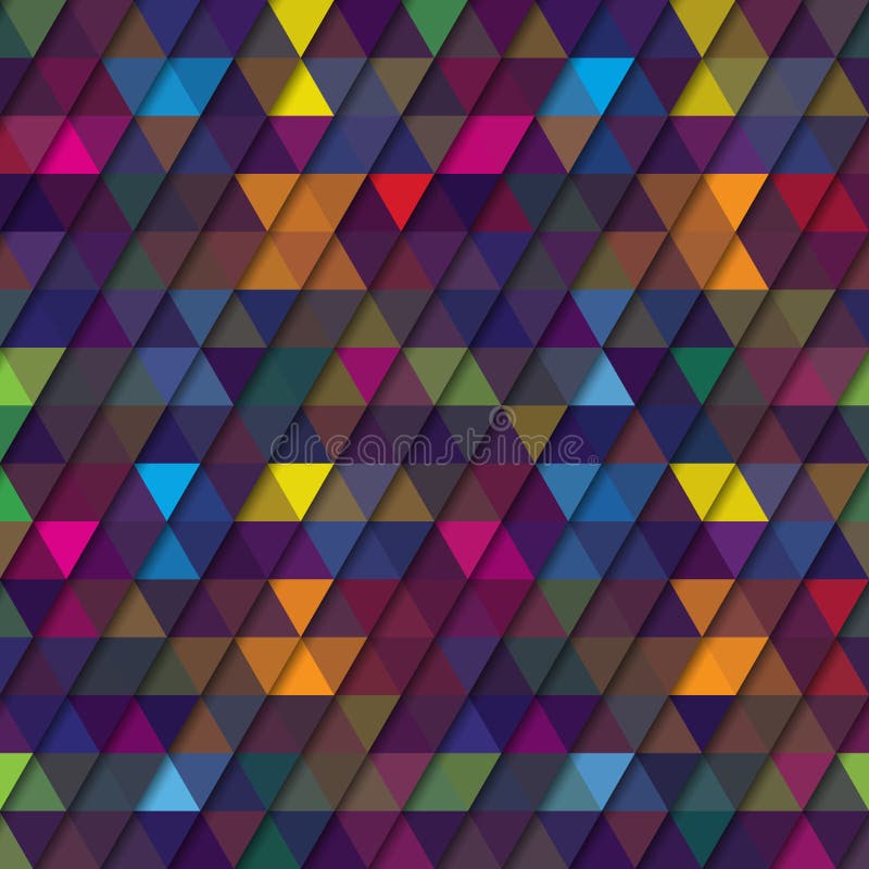 Abstract Background of Triangles Stock Vector - Illustration of ...