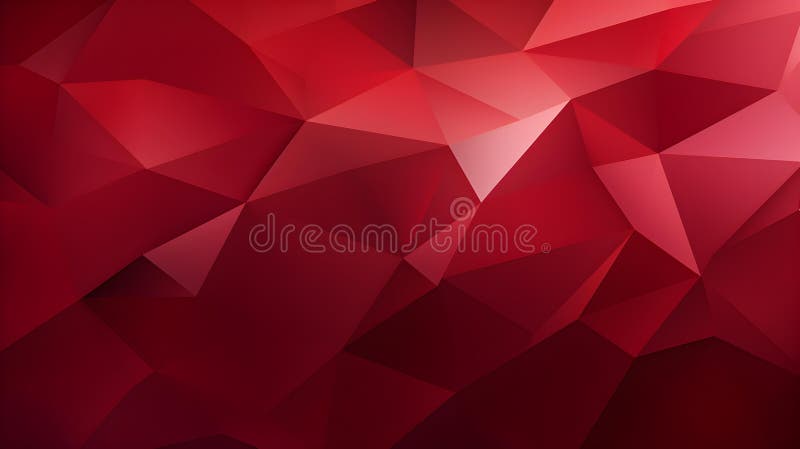 Abstract Background of Triangular Patterns in Burgundy Colors. Low Poly ...