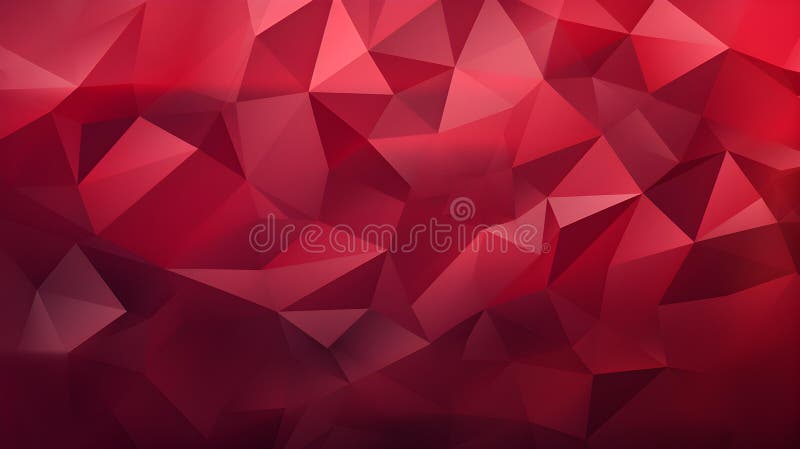 Abstract Background of Triangular Patterns in Burgundy Colors. Low Poly ...
