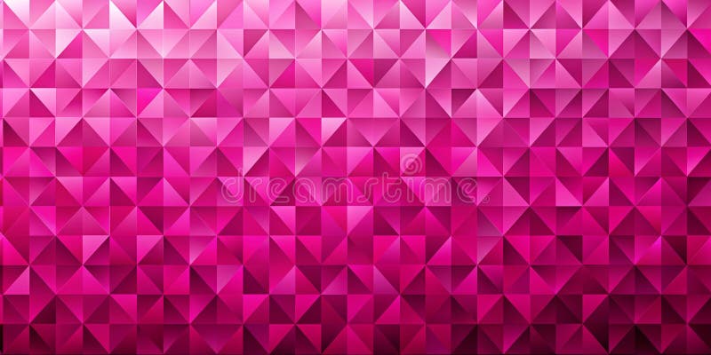 Abstract Background of Triangular Patterns in Hot Pink Colors Low Poly ...