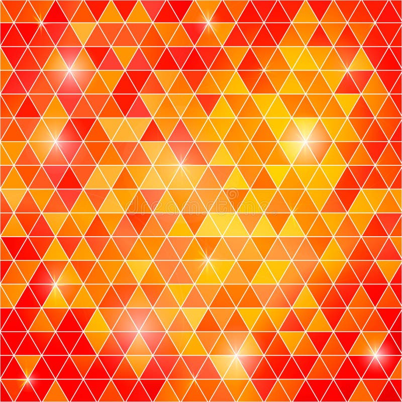 Abstract Background of Triangular Polygons Stock Vector - Illustration ...