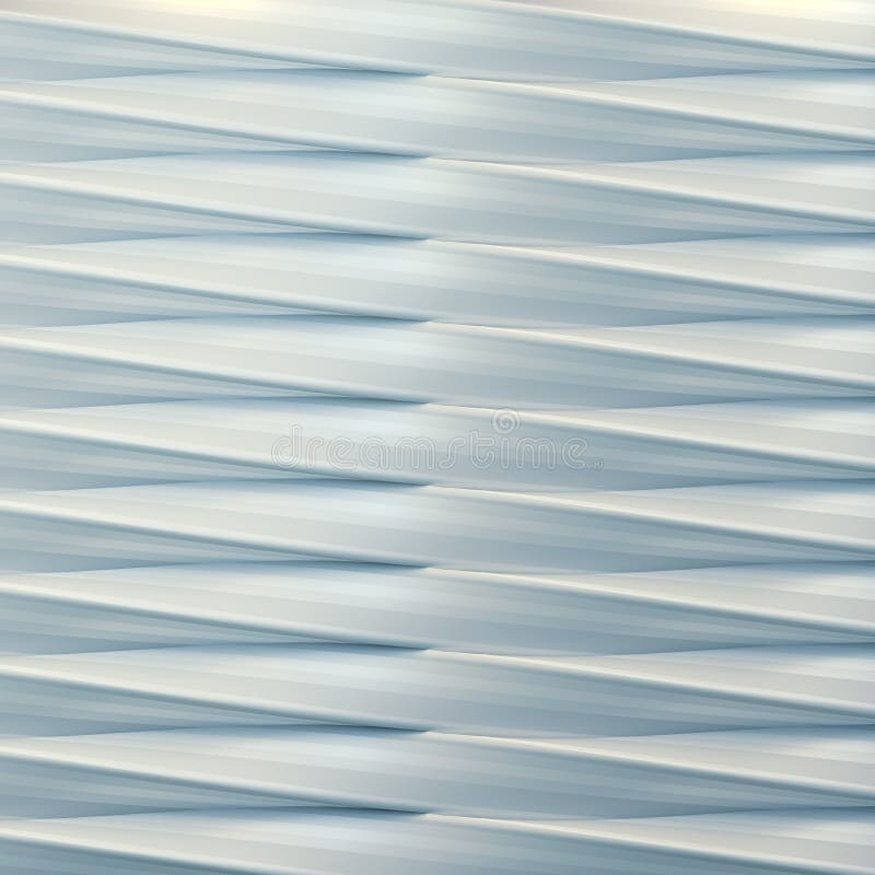Background of Twisted White Geometric Shapes. 3d Rendering Digital ...