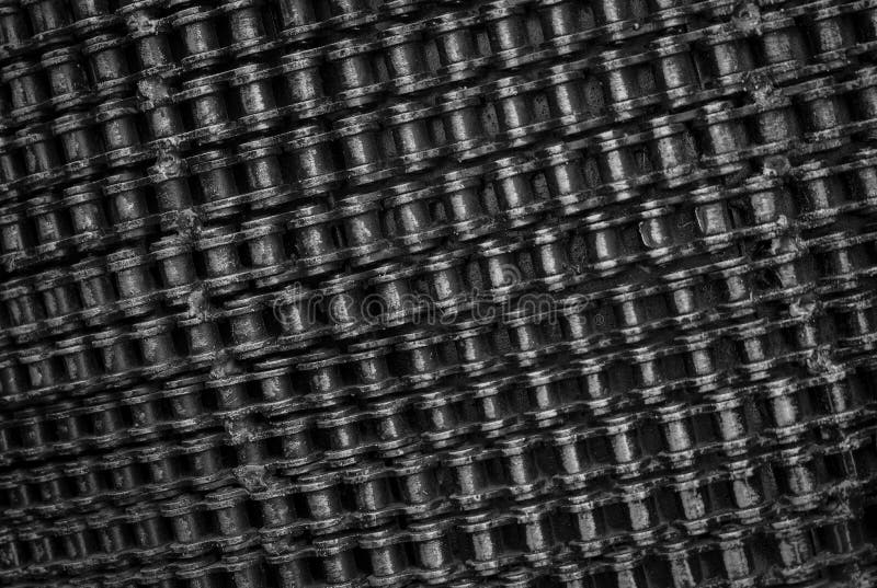 Abstract Background from Used Engine Parts. Black and White Background ...