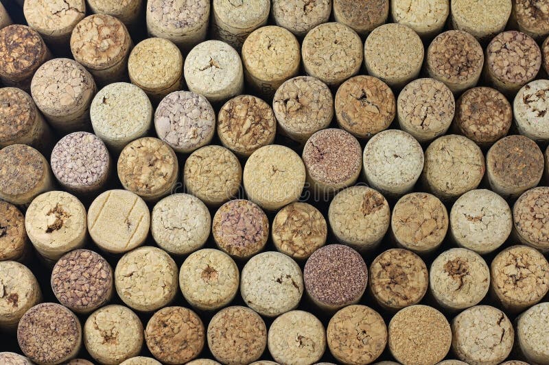 Abstract Background of Used Red Wine Corks and White Wine Corks with ...